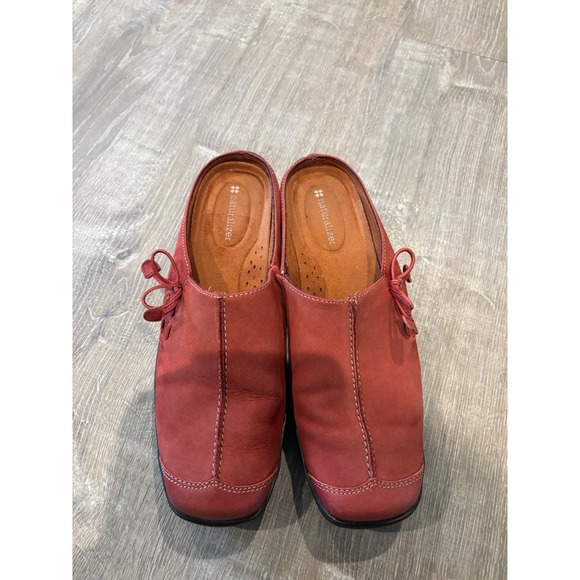 Naturalizer | Shoes | Naturalizer Leather Mules Clogs Comfort Slides ...